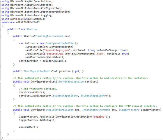 Introduction To Aspnet Core Web Api And Repository Class Part One