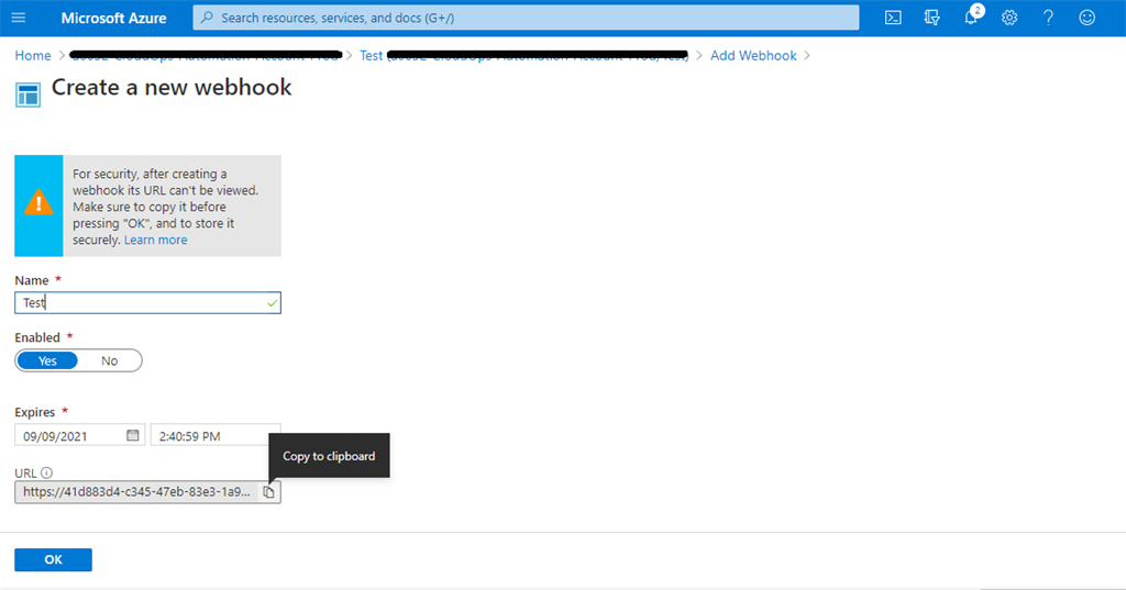 Invoke An Azure Runbook Using Terraform