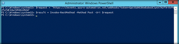 Invoke Azure Runbooks Using Webhook From Client Applications