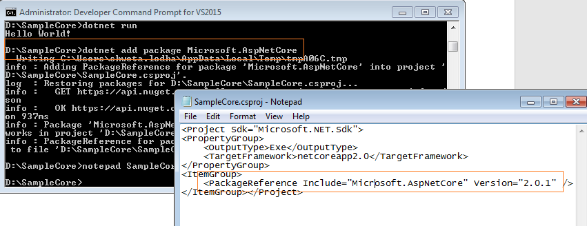 Invoking Web Application From Console Application Net Core Via Command Prompt