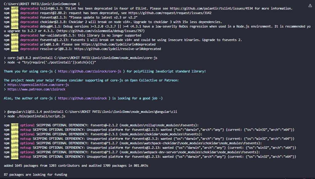 Ionic 5 Framework With Angular 11 - Getting Started