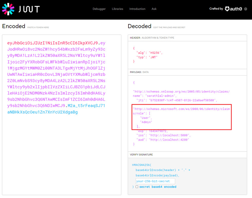 JWT Authentication And Authorization In .NET 6.0 With Identity Framework