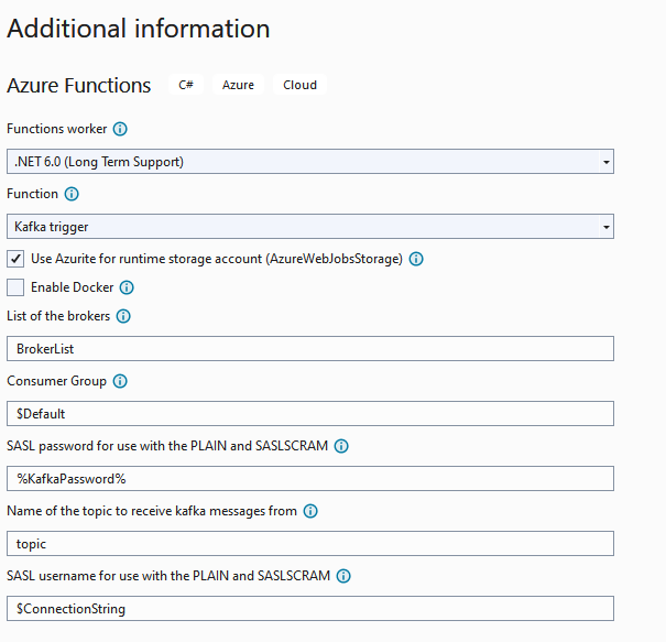 Kafka Application With Confluent Cloud And Azure Function App Using Net Core 7
