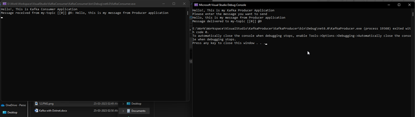 Kafka With .Net Core