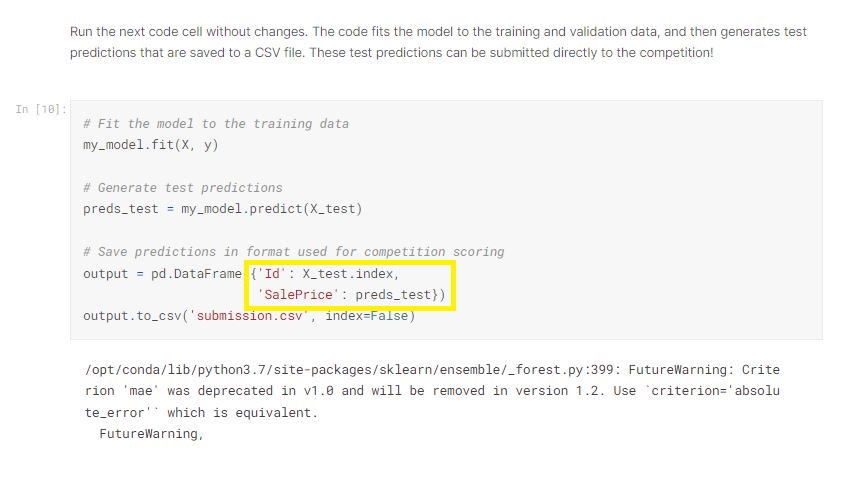 Kaggle Machine Learning