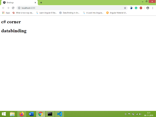 Kick Start With Angular 8 Data Binding