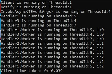 Learn about Asynchronous Events in C#