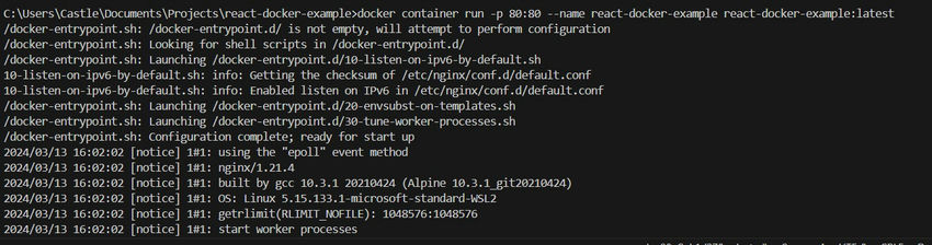 Learn About Dockerize A React App