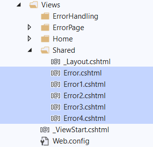 Exception Handling (1), In ASP.NET MVC