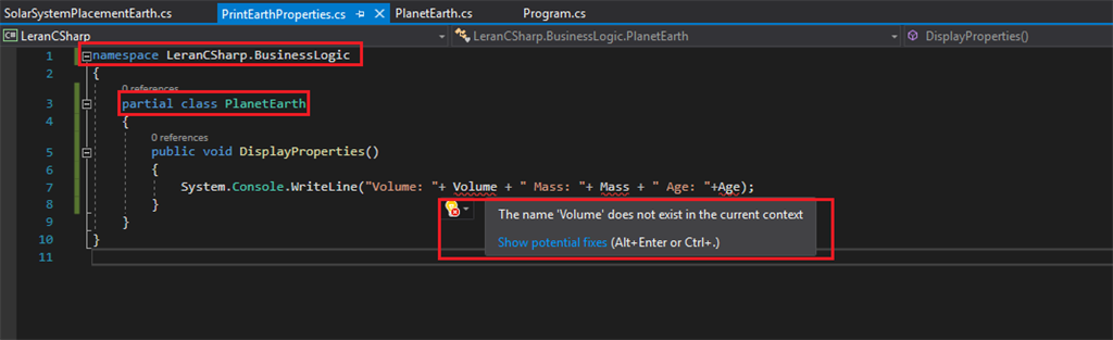 Learn About Partial Class In C#