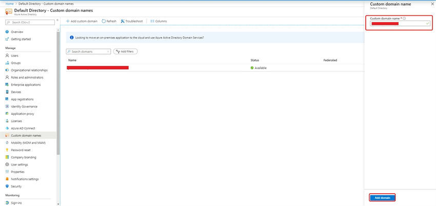 Learn To Add A Custom Domain In Azure Active Directory