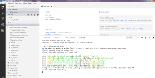 Learning Angular 8 - Lab One