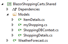 Shopping Cart Using ASP.NET Core Blazor Using EF And Web API
