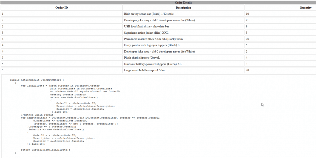 LINQ Basic To Advanced - MVC Demo Application