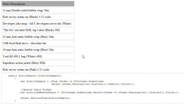 LINQ Basic To Advanced - MVC Demo Application