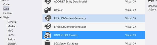 Linq To Sql Crud Operations