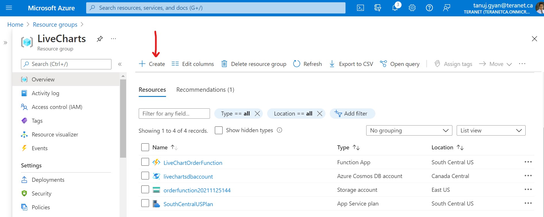 Live Charts Using Azure Cosmos Db Azure Functions Signalr And Wpf Part Four