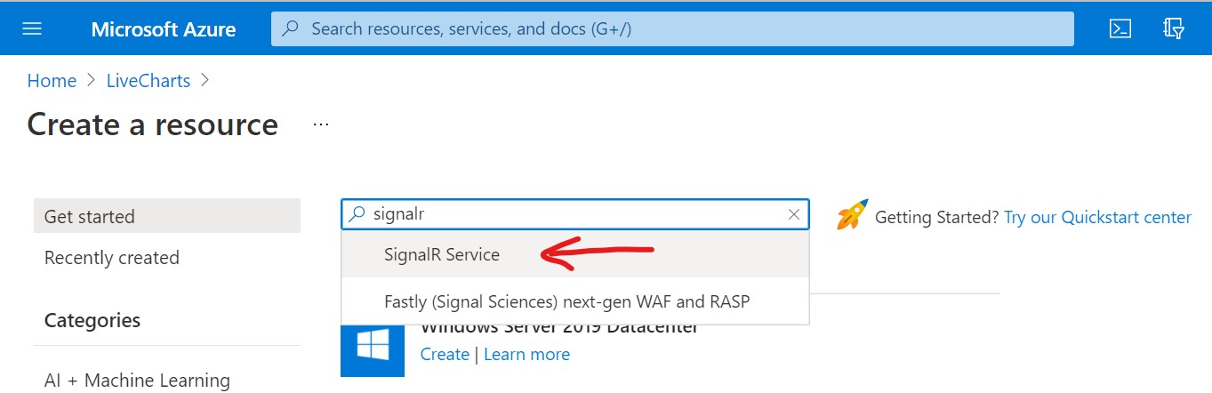 Live Charts Using Azure Cosmos Db Azure Functions Signalr And Wpf Part Four