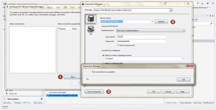 Load Database Records To Another Table And Excel Sheet Using Ssis