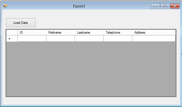 How To Load Data In The Datagridview Using C And Sql Server Database Vrogue