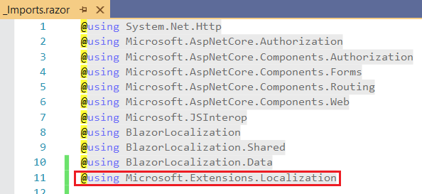 Localization In Blazor Server With .NET Core 3.1
