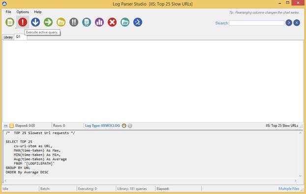 Log Parser Usage Details For Iis Logs