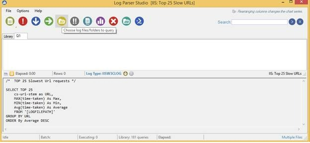 Log Parser Usage Details For IIS Logs