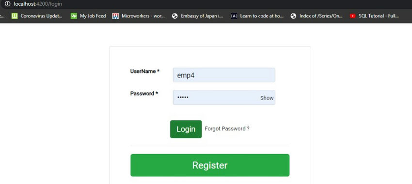 Login And CRUD operations In ASP.NET Web API Using Angular 9 Web ...