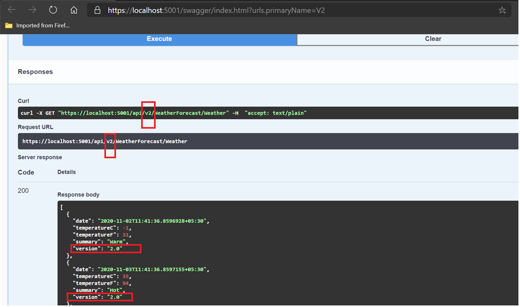 .NET Core 3.1 Web API - Keeping Different API Versions In A Single Code ...