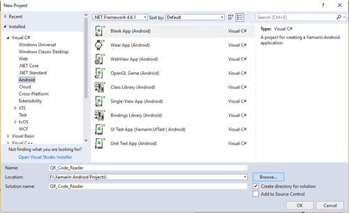 Xamarin.Android - QR Code Reader App