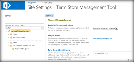 Managed Metadata Navigation In SharePoint Using Terms And Termsets