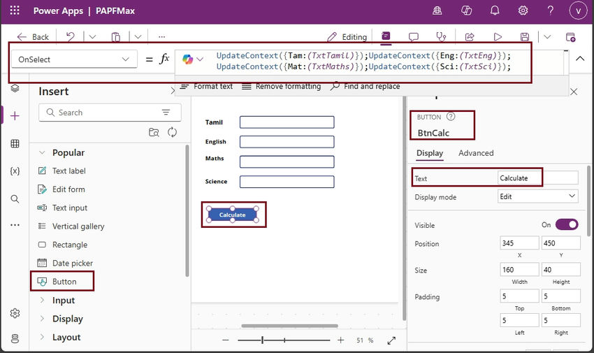 Max Fnction In Powerfx Using Canvas App With Power Apps