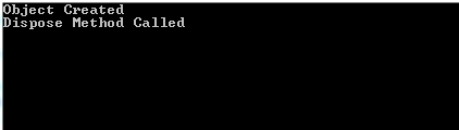 Memory Management Using Finalize And Dispose Method