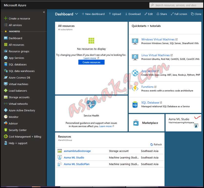 Microsoft Azure - Setting Up Premium Machine Learning Studio