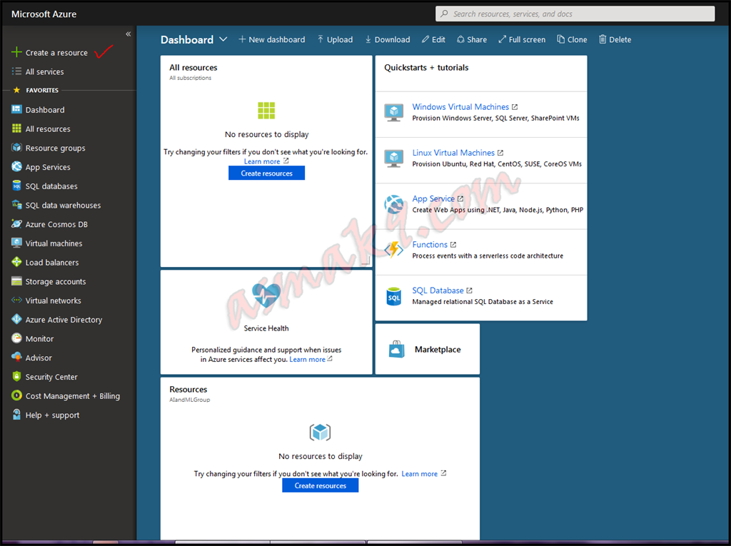Microsoft Azure - Setting Up Premium Machine Learning Studio