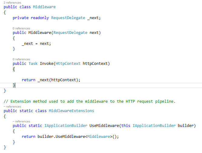 Middleware Components In ASP.NET Core