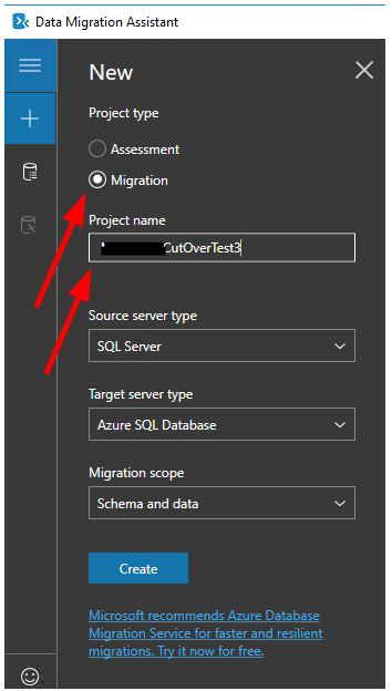 Migrating A Sql Iaas Database To Azure Sql Using Dma Data Migration Assistant