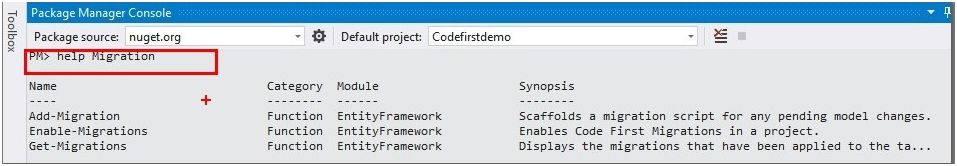 Enable Migration In Code First Approach