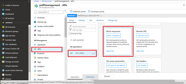 Mock Api Response Using Azure Api Management