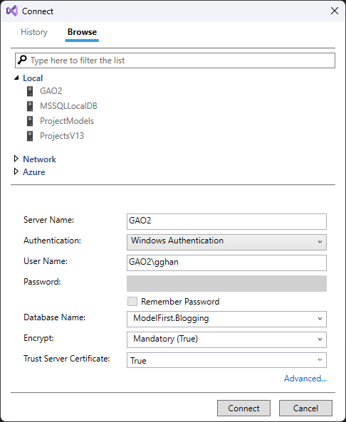 Entity Framework (3-1), with .Net Console Model-First