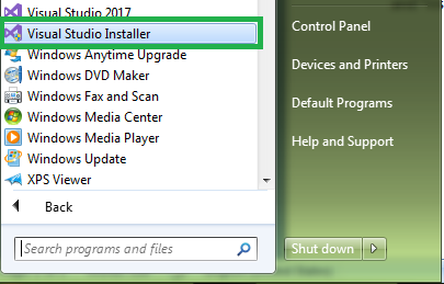 Modify, Repair, And Uninstall Visual Studio 2017 Using Visual Studio Installer