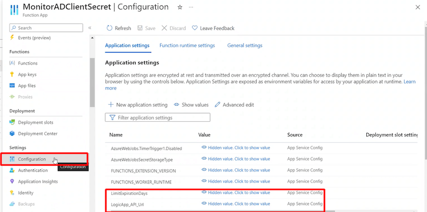 Monitor The Azure Active Directory Client Secret Expiration