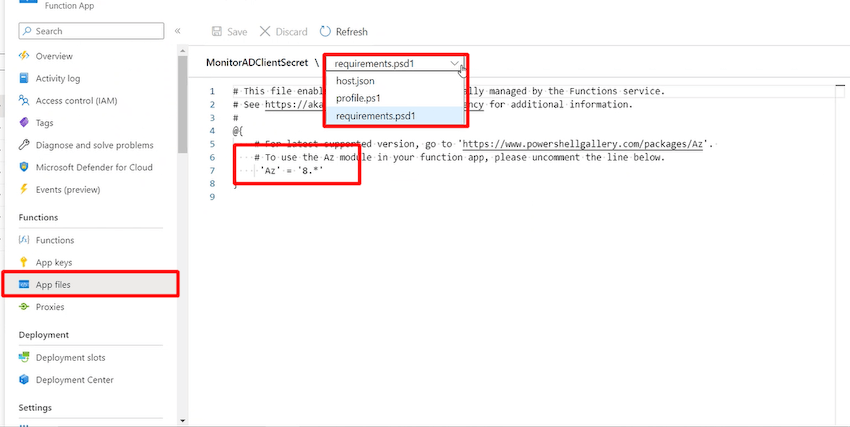 Monitor The Azure Active Directory Client Secret Expiration