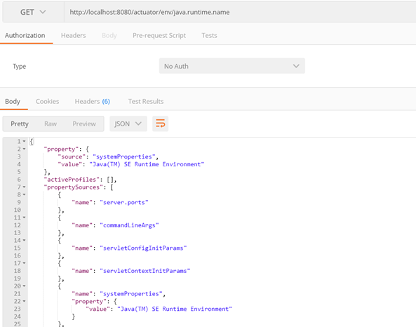 Monitoring APIs With Actuators
