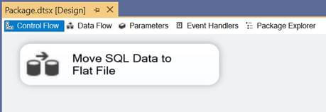 Move Data From SQL Server To Flat File Using SSIS