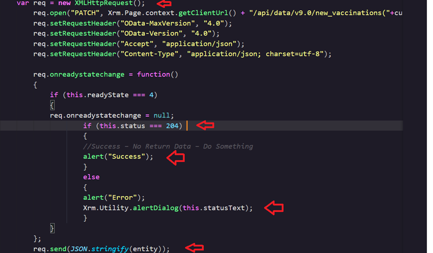 Move To Next Stage Using JavaScript In BPF