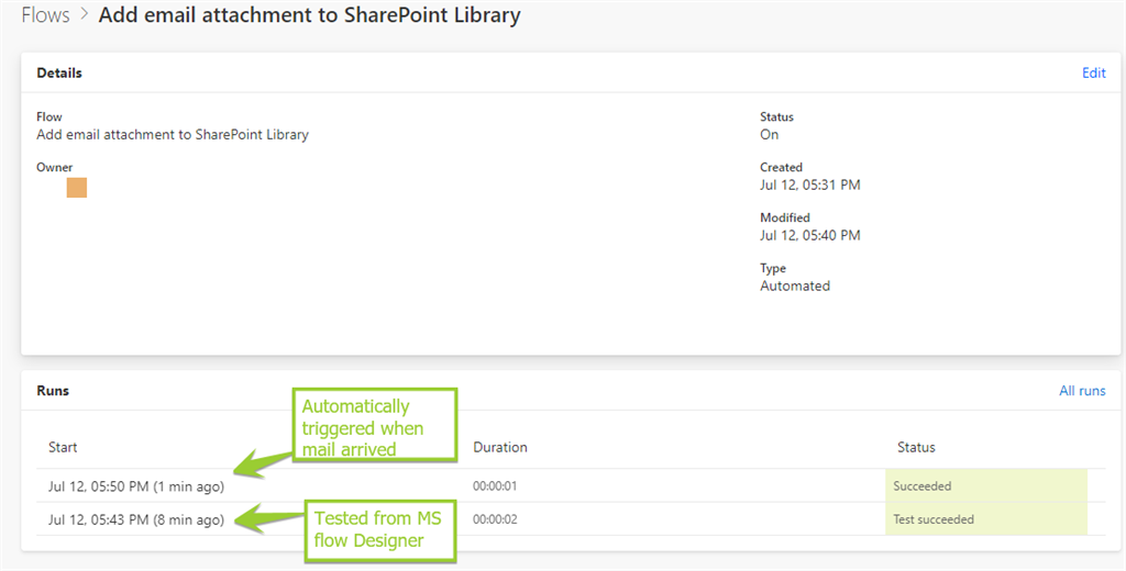 MS Flow To Save Email Attachments To SharePoint Library MS Flow To Save Email Attachments To SharePoint Library