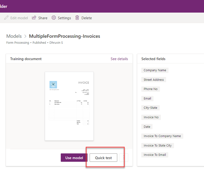 Multi-Layout Form Processing Using AI Builder