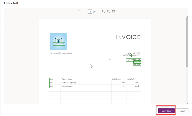 Multi-Layout Form Processing Using AI Builder