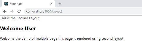 Multiple Layout In React Using React Router V4